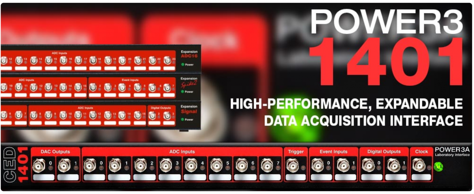 Power1401-3A | 神經電生理記錄分析系統 | CED | 生理紀錄器 | Signal | Spike 2